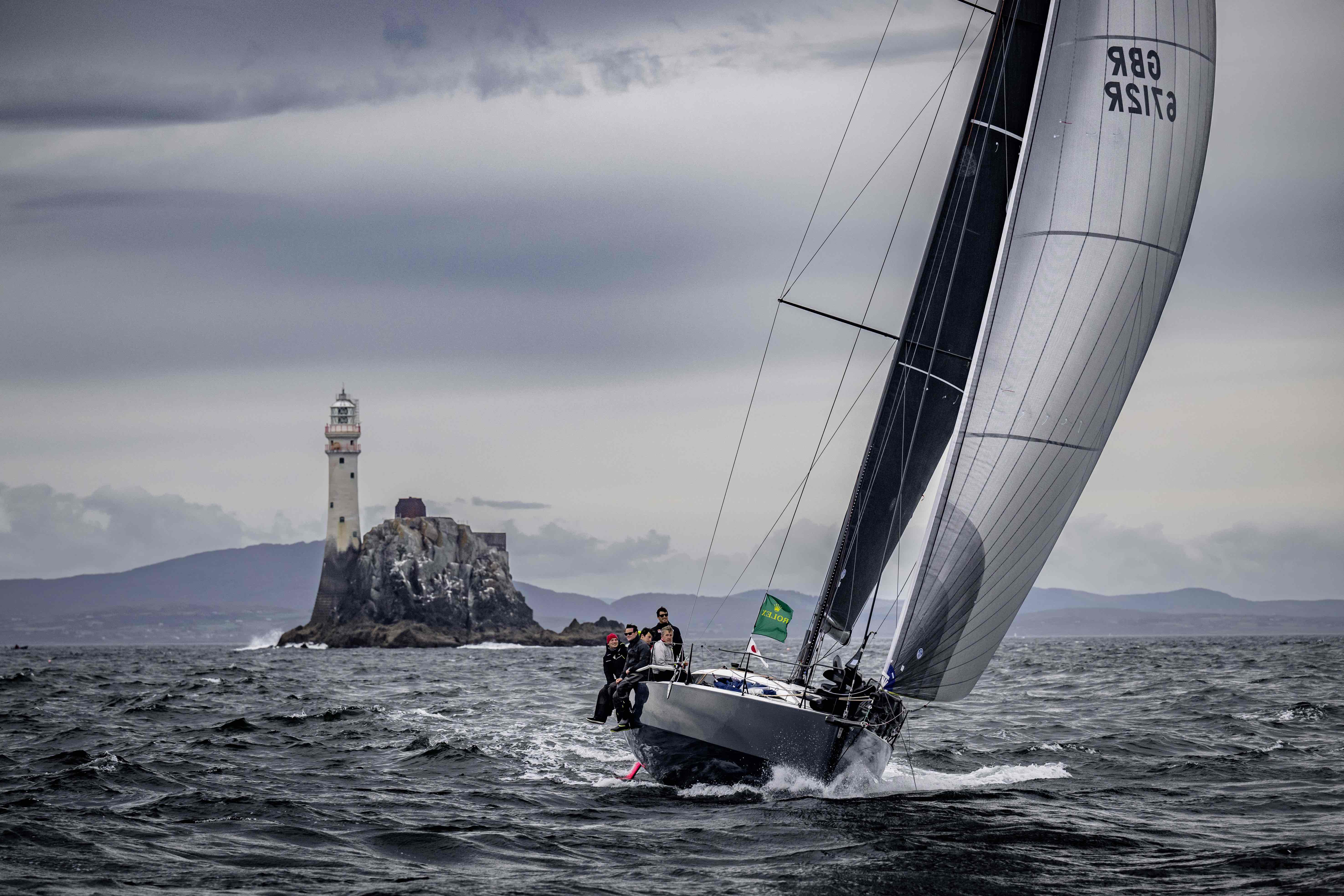 From storm to slow-mo in the Rolex Fastnet Race